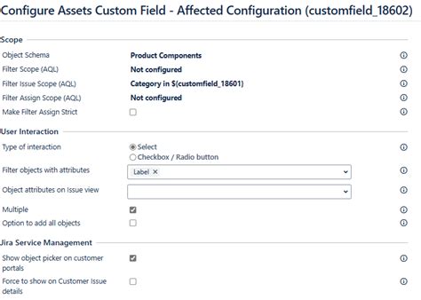 Solved Right Aql For Asset Field Required
