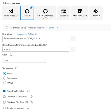 Azure Devops Ci Cd Using Github Repo And Visual Studio Azure Sql Database Project
