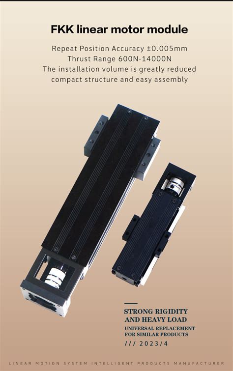 0 005mm Position Accuracy Linear Module High Rigidity Ball Screw Actuator Motorized Rail Guide