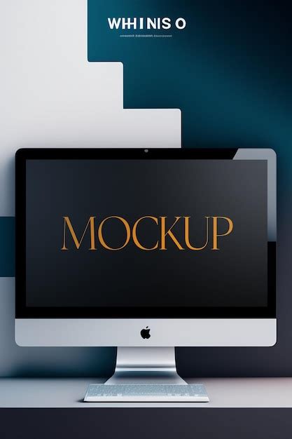 Premium Psd Psd Computer Mock Up Design