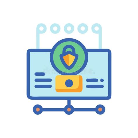 Innovative Vpn Design Icon Stock Vector Illustration Of Laptop 351633165