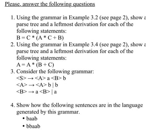 Solved Please Answer The Following Questions 1 Using The