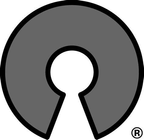 Open Source Logo Black And White Brands Logos