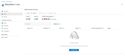 Início Rápido Criar Um Laboratório No Hub De Educação Do Azure