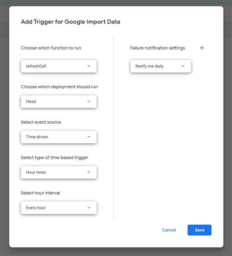 Google Apps Script Periodically Refresh IMPORTXML Spreadsheet
