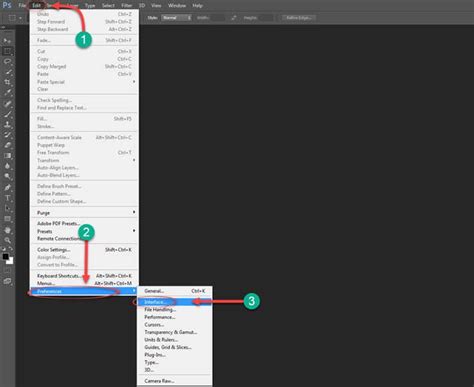 Как поменять на фотошопе язык Как поменять интерфейс Photoshop на русский