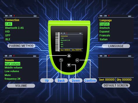 Mua Tera Barcode Scanner Wireless With Screen Pro Version 1d 2d Qr With Digital Setting Keypad