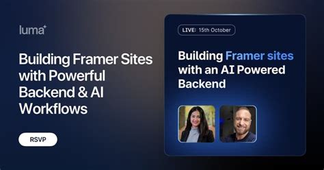 Buildship On Linkedin Backend Functionality For Your Framer Sites We Heard You👂🚀 Join Our