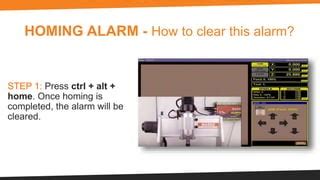 Different Types Of Alarms On A CNC Machine PPTX