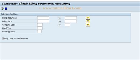 S AL SAP Tcode Consistency Check Bill Docs FI