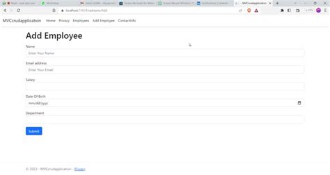 Dbya Poudel On Linkedin Crud Operation Using Aspnet Core Mvc