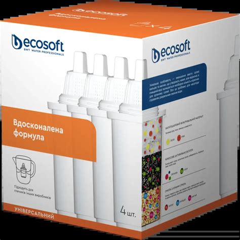 Картридж Ecosoft для кувшинів універсальний 4 шт купити онлайн замовити в магазині Varus