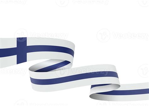 Finland Flag Design National Independence Day Banner Element