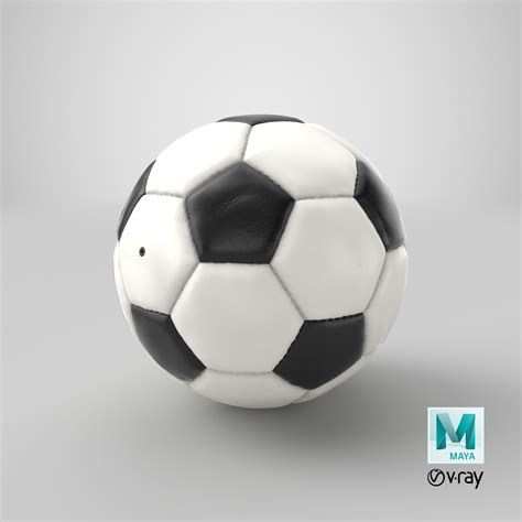 가죽 축구 공 3d 모델 39 3ds Blend C4d Fbx Ma Obj Max Usdz Unitypackage Upk Gltf Usd Free3d