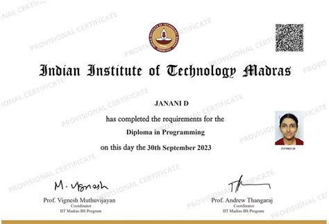 Janani D On Linkedin Im Excited To Announce The Successful Completion