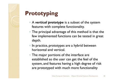 Object Oriented Systems Development Life Cycle Ppt Pdf Operating