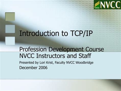 Ppt Introduction To Tcp Ip Powerpoint Presentation Free Download Id