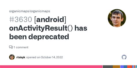 Android Onactivityresult Has Been Deprecated · Issue 3630