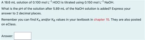 Solved Consider A 1 0 L Buffer Containing 0 101 Mol L1HF Chegg Com