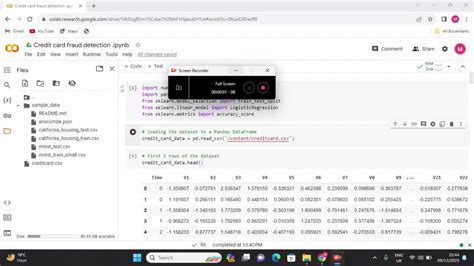 Mohammed Abrar Ali On Linkedin Frauddetection Internshipproject Codeclause