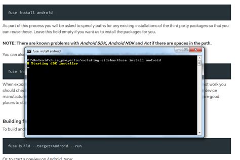 First Fuse Installing Tools General Fuse Community