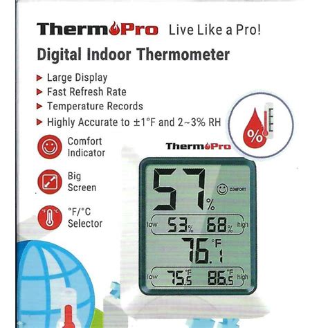 Thermopro Tp50 Digital Thermo Hygrometer