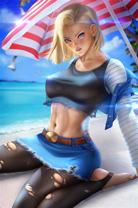Fondos De Pantalla Android 18 Dragon Ball Z Anime Chicas Anime