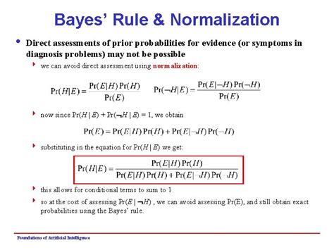 Bayes Rule Example I Medical Diagnosis 4 Suppose