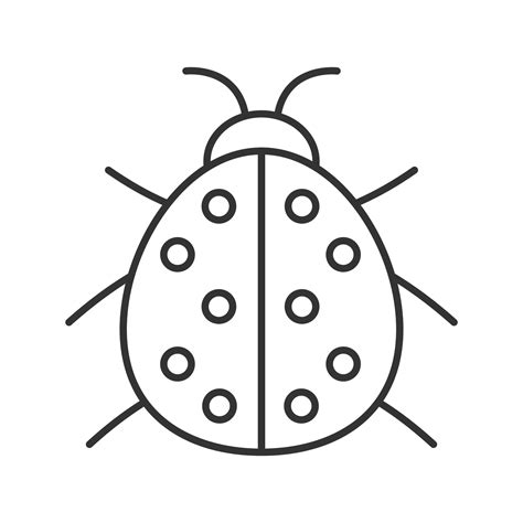 Ladybug Outline No Spots