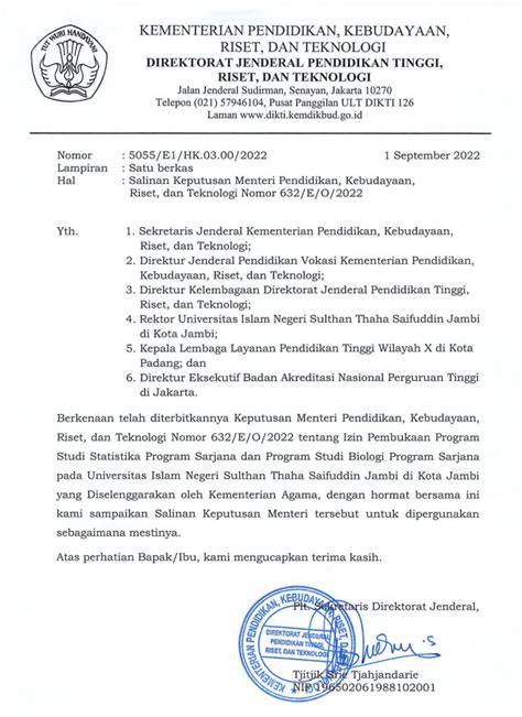 Sah Uin Jambi Buka 2 Prodi Umum