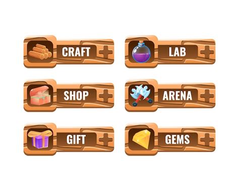 premium vector set of gui border for avatar and other with grade