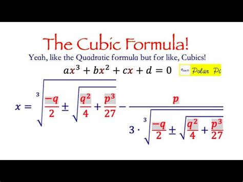 Solving Cubic Equations Quadratic Formula Tessshebaylo