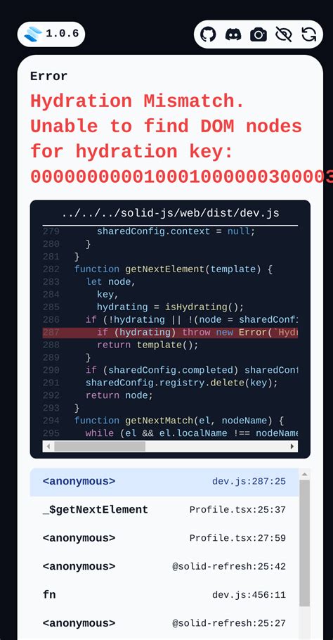 Hydration Mismatch When Using Suspenselist Solidjs