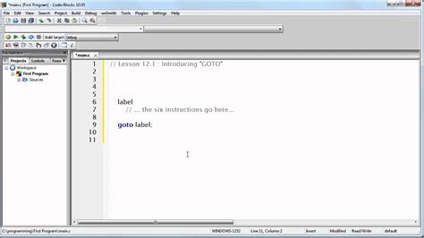 Lesson 121 Introducing Goto And Loops In C Youtube