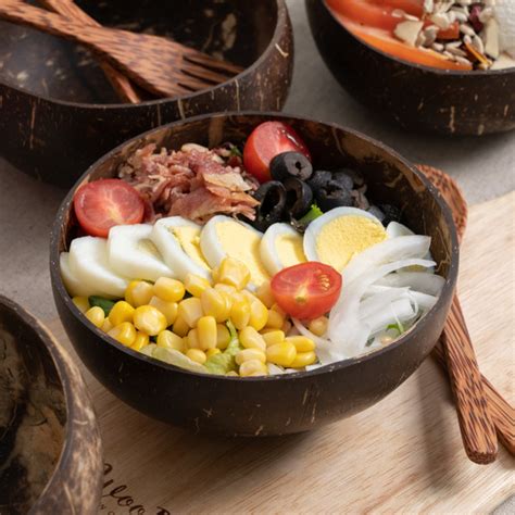 코코넛그릇 세트 친환경 샐러드 보울 요거트 스무디 볼 릴리브