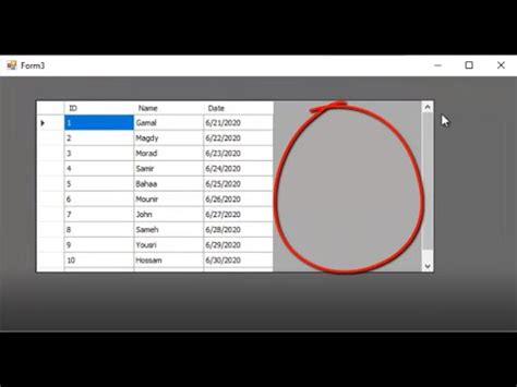 DataGridView AutoSizeColumns Mode C YouTube
