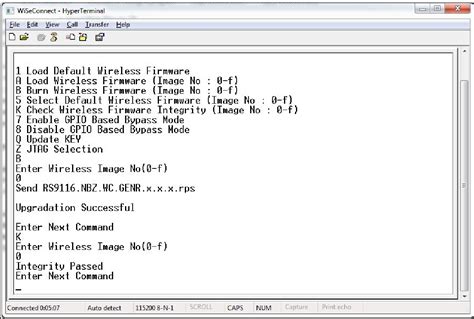 Bypass Mode Bootloader Rs9116w Bt Classic At Command Prm V2112 Silicon Labs
