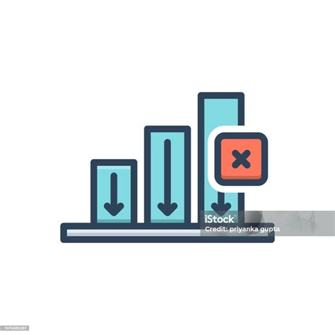 Decline Decrease Stock Illustration Download Image Now Arrow Symbol