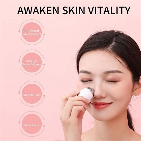 Машина за лифтинг на лицето Мини червена светлина Лифтинг на лицето Бръчки Намаляване на