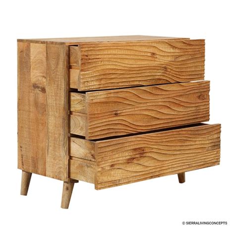Solvang Rustic Wood Mid Century Modern Dresser