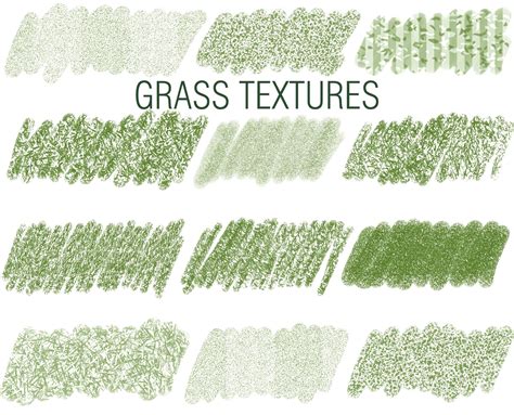 Procreate Brush Set 4 Procreate Tree Stamp Grass Brush Shrubs Brush