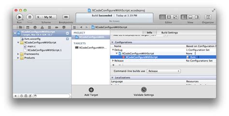 Setting Xcode 40 Environment Variables From A Script Andrew Bennett