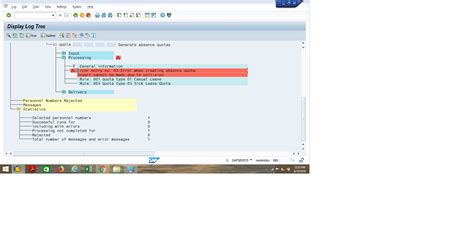 Error Entry No 83 Error When Creating Absence Quo Sap Community