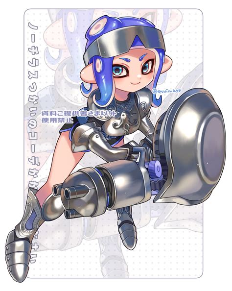 Octoling Player Character And Octoling Girl Splatoon Drawn By Shina Shina Danbooru