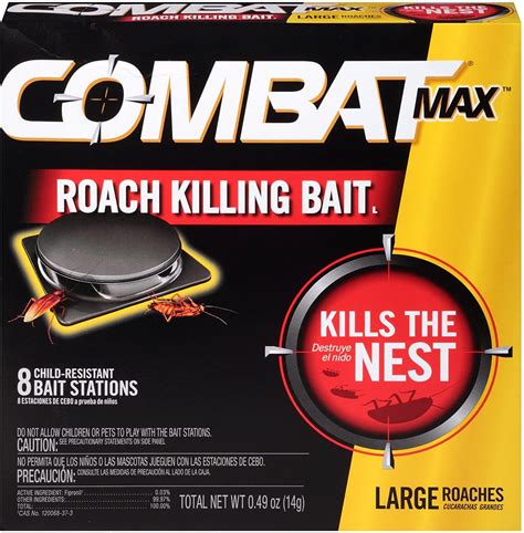 Combat Source Kill Max R Large Roach Bait Box Roaches Pest Control Cedar Oil