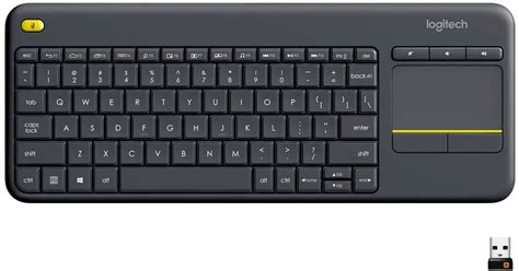Logitech K400 Plus Wireless Plug And Play Keyboard With Integrated Touchpad Full Compass Systems