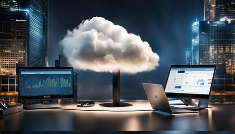 Cloud Technology With Project Management Premium Ai Generated Image