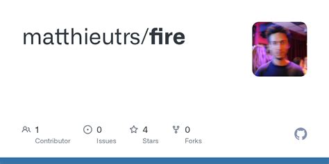 Github Matthieutrsfire