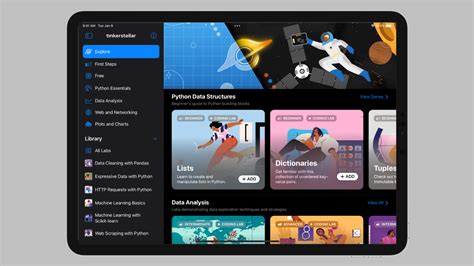 Приложение Tinkerstellar для обучения Python на Ipad получило поддержку Iphone Хабр