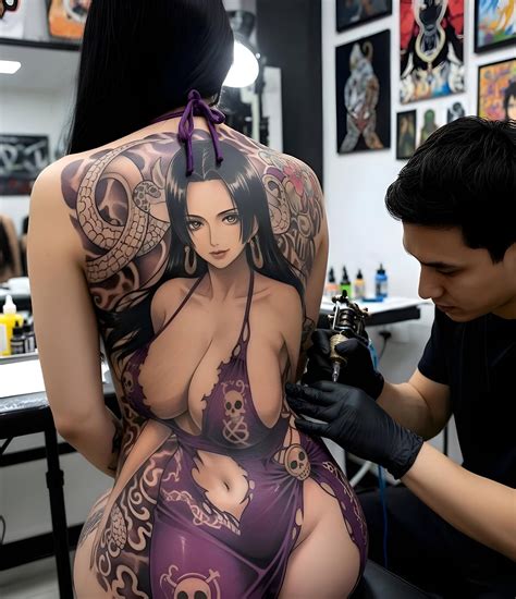 Intense Boa Hancock Tattoo One Piece One Million Fans Facebook